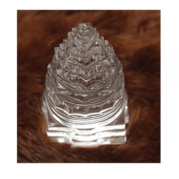 Sphatik Pyramid Shriyantra | स्फटिक पिरामिड श्रीयंत्र | Abhimantrit